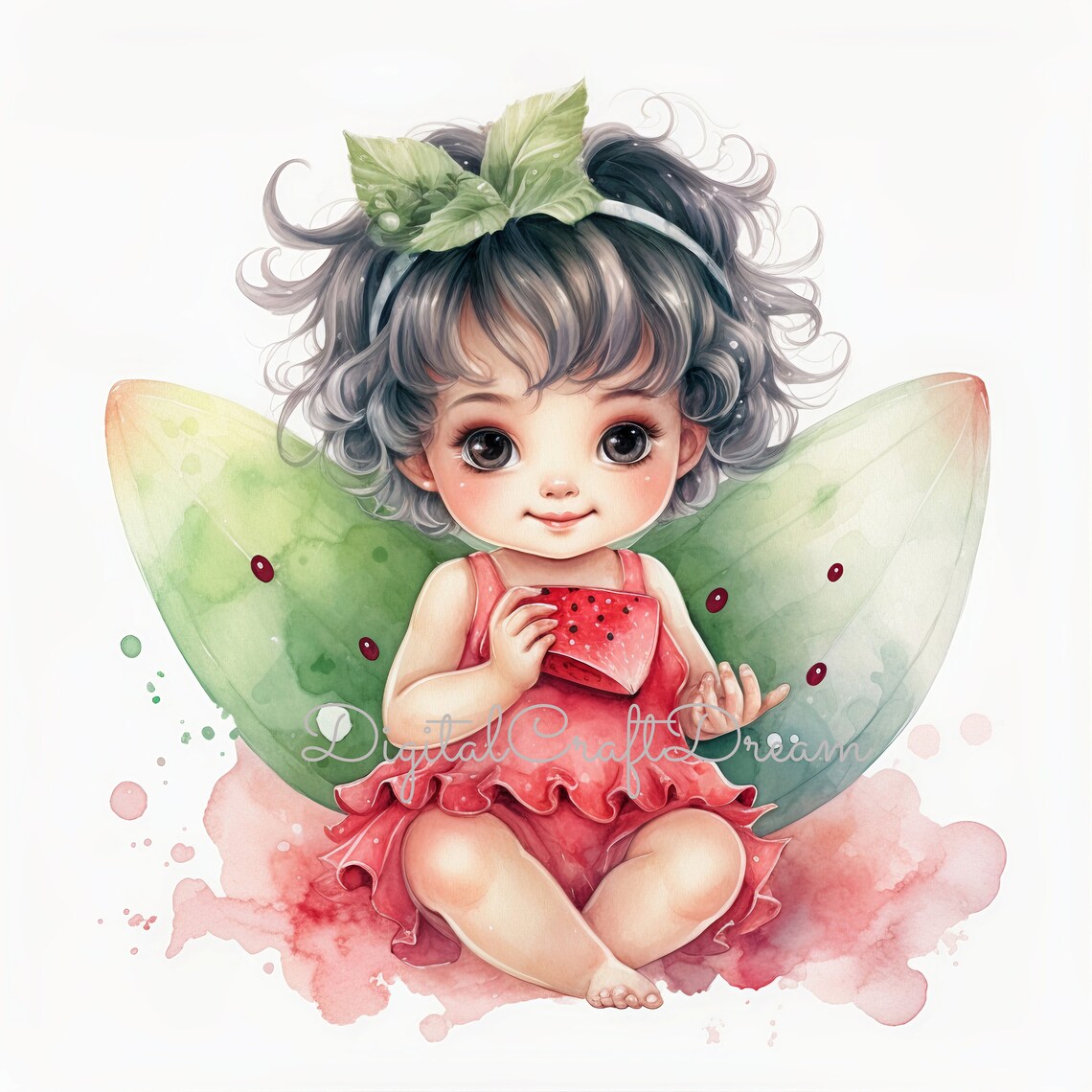 Strawberry Baby Clipart, 10 High Quality Jpgs, Digital Design Bundle ...