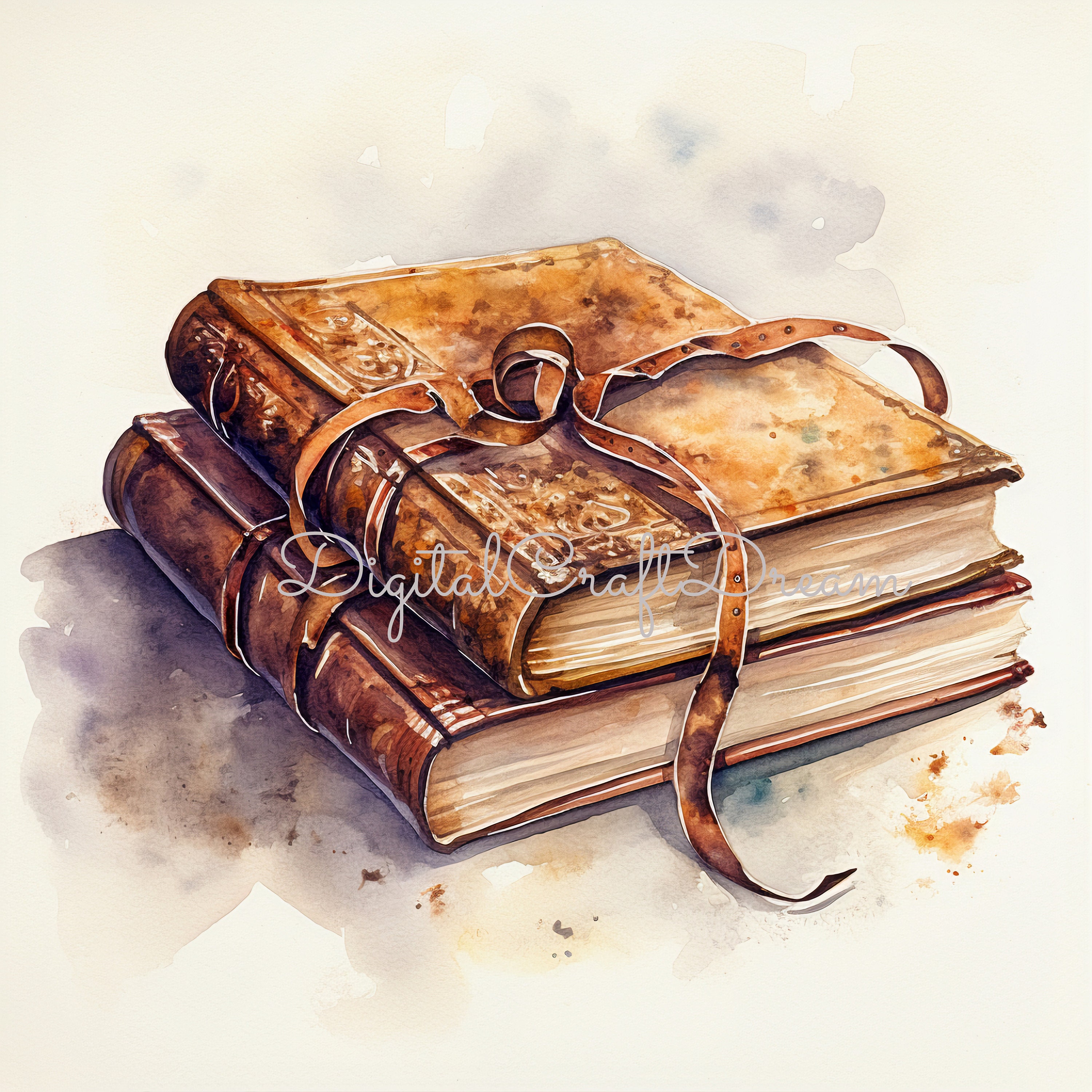 Vintage Book Clipart, 12 High Quality Jpgs, Vintage Digital Clipart ...