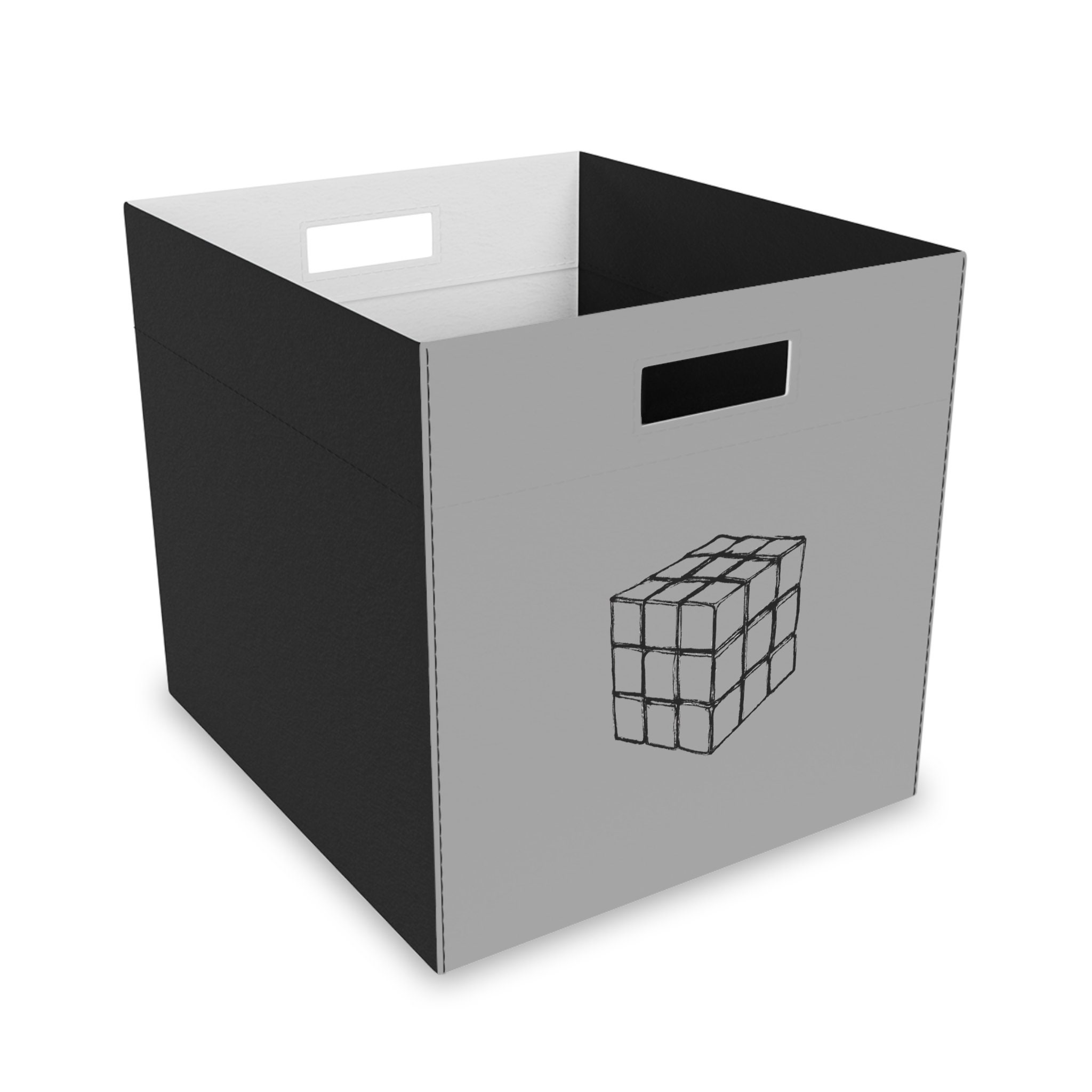 Rubik's Cube Felt Storage Box - Etsy