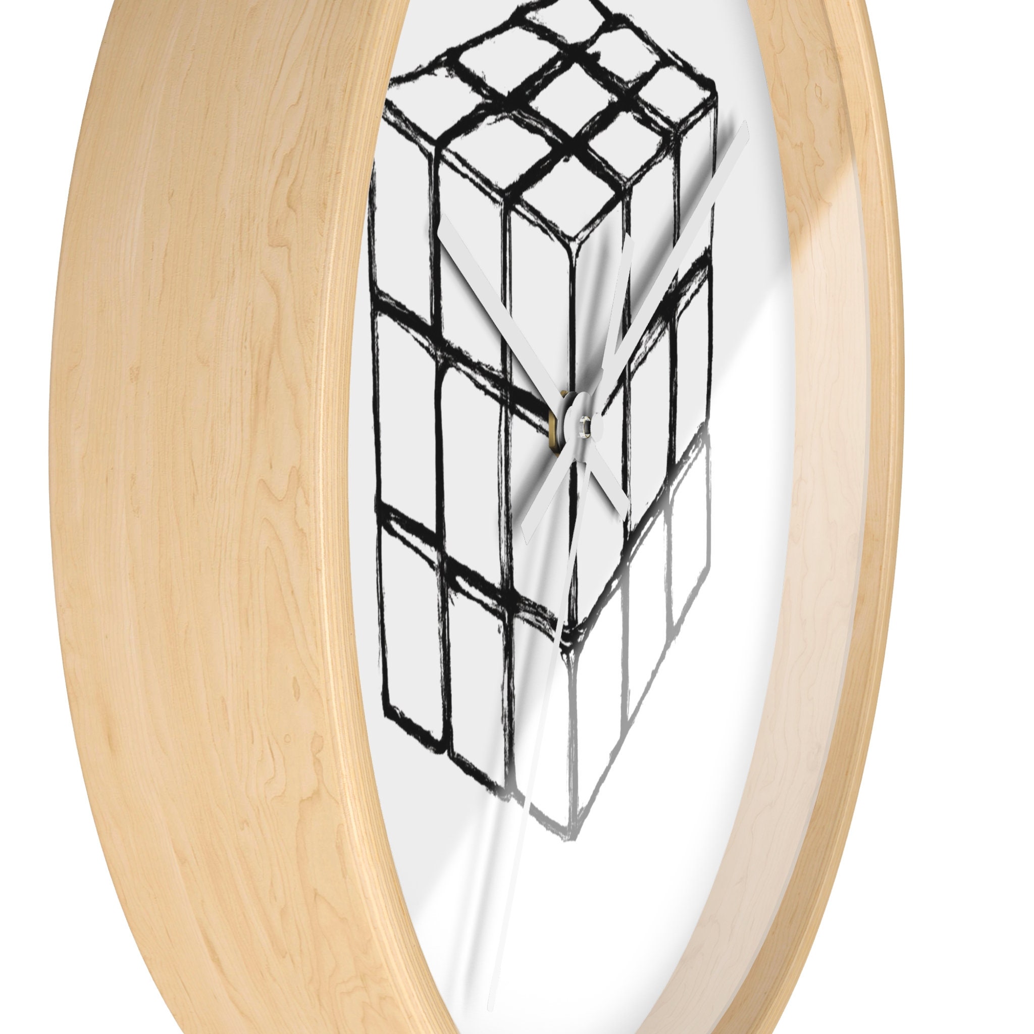 Rubik's Cube Wall Clock - Etsy