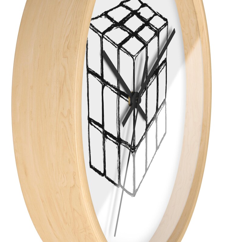 Rubik's Cube Wall Clock - Etsy