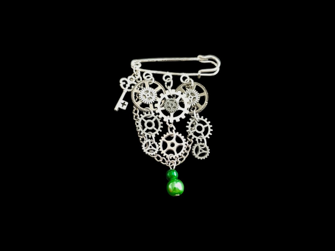 Kilt Pin, Steampunk, Steampunk Kilt Pin, Steampunk Jewellery, Steampunk ...