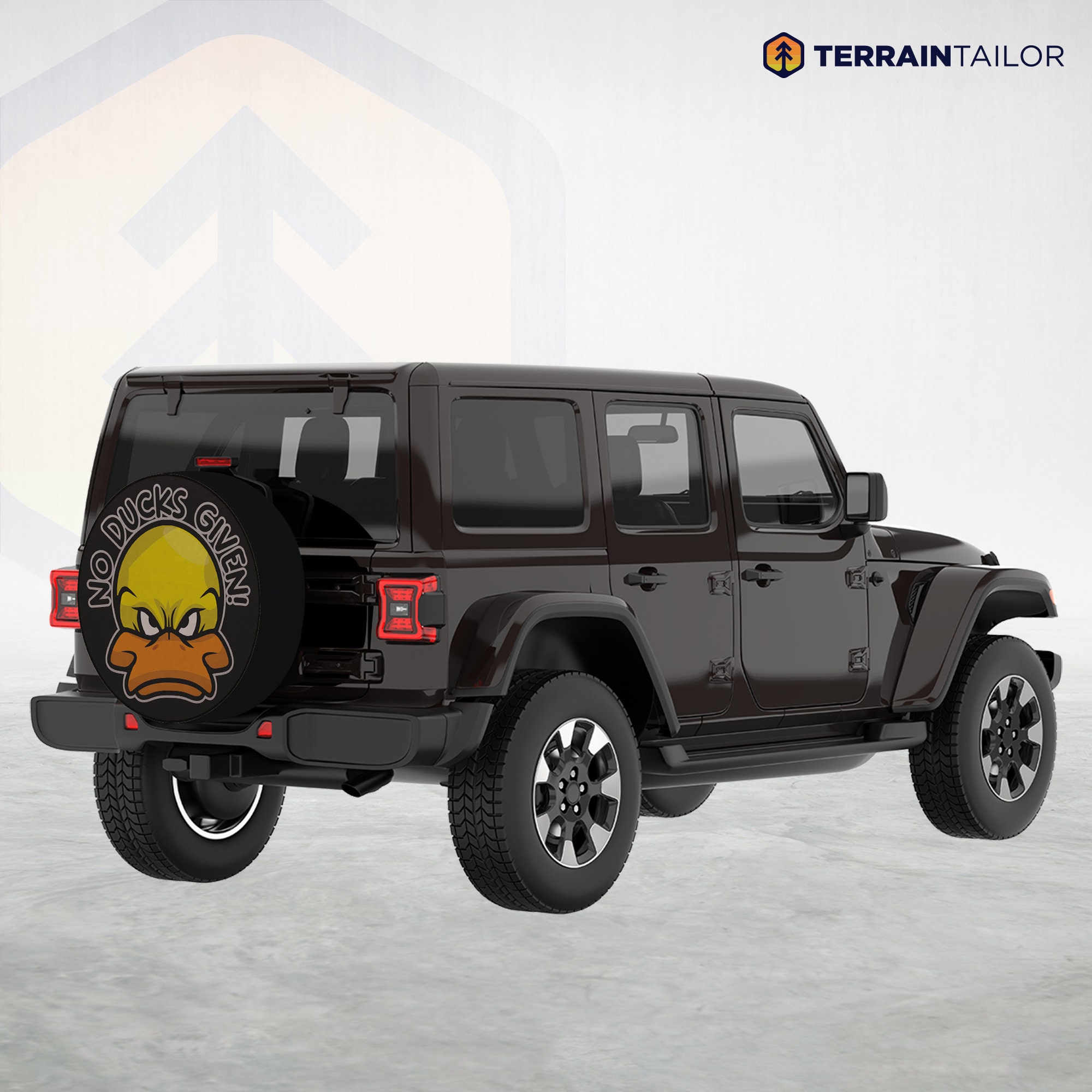 Angry Rubber Duck Tire Cover: 'no Ducks Given!’ Fits Jeeps, Broncos ...