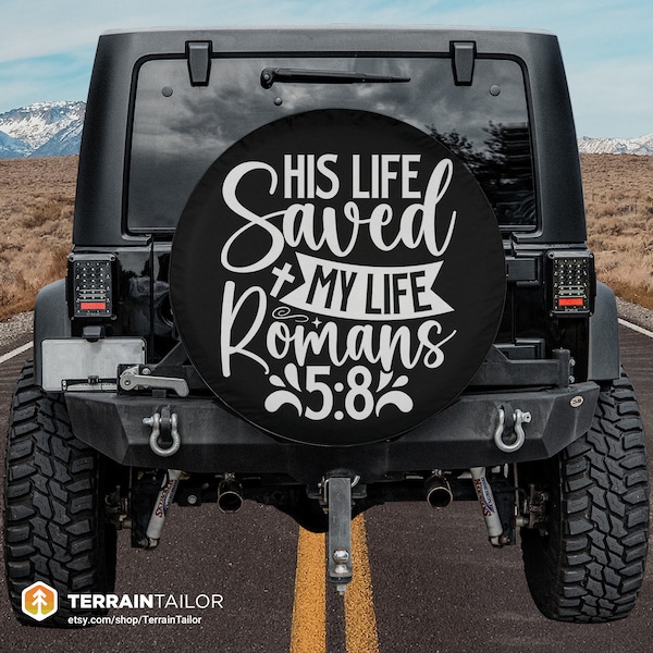 Bible Verse Tire Cover - Etsy