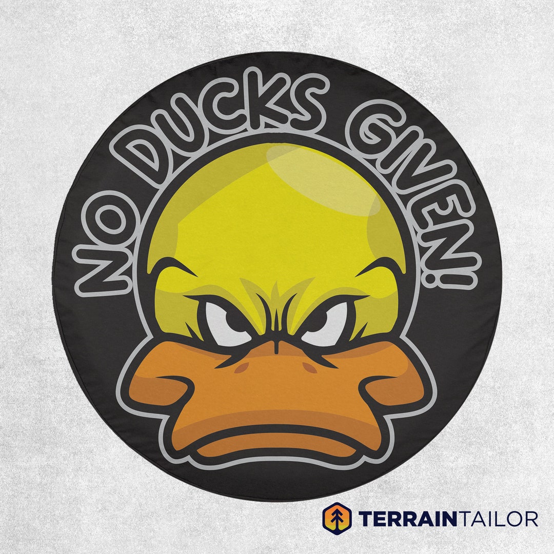 Angry Rubber Duck Tire Cover: 'no Ducks Given!’ Fits Jeeps, Broncos ...
