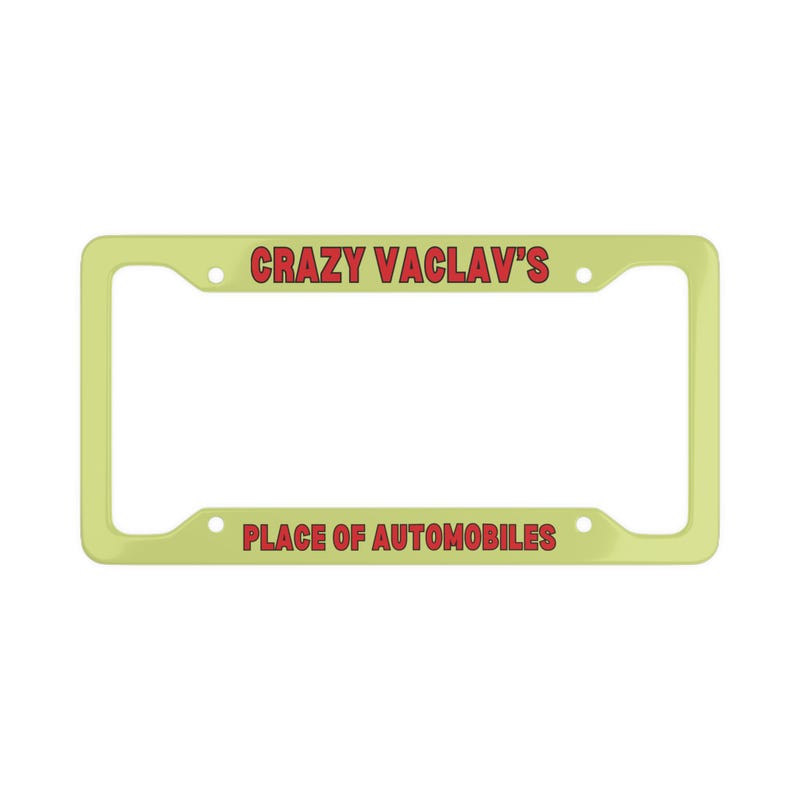 Crazy License Plate Cover - Etsy