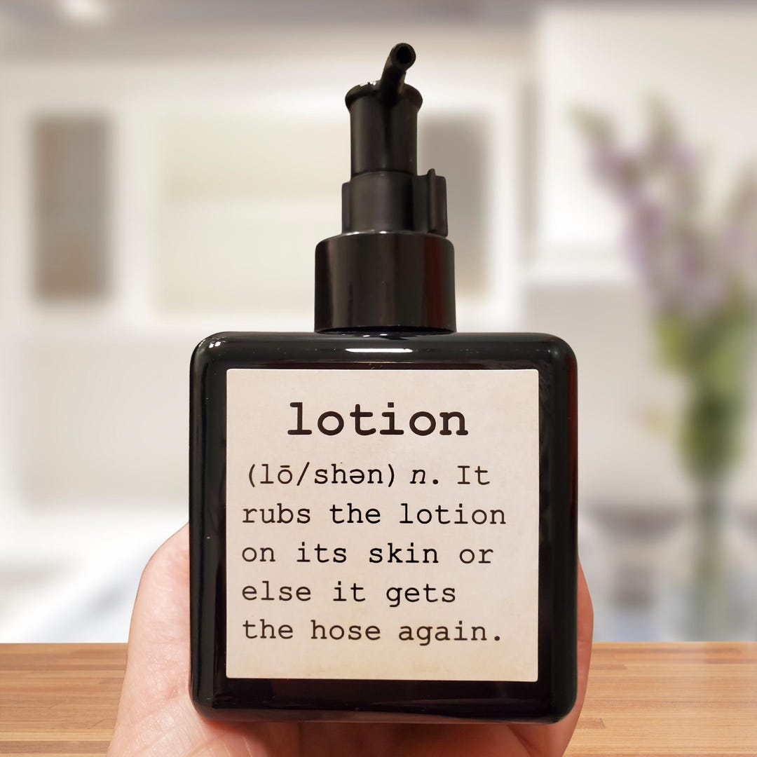 Classic Lotion Movie Quote Dispenser - Humorous Gift - Black Plastic 8 ...