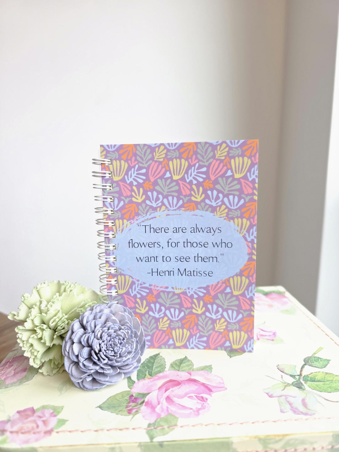 Henri Matisse Flower Quote Mini Notebook - Etsy