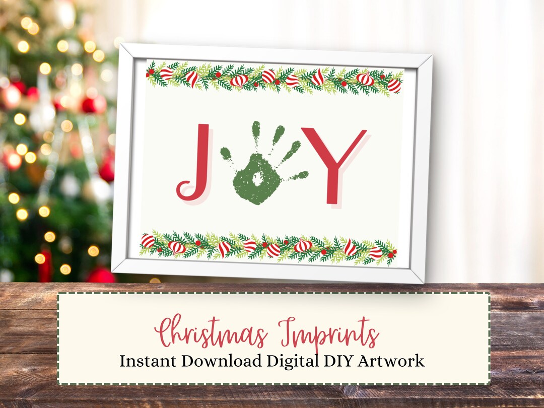 Holiday Handprint Art | Handprint Keepsake, Christmas Kids Craft ...