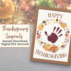 Thanksgiving Handprint Art | Preschool Thanksgiving Printable ...