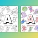 Alphabet Animal Adventures: Coloring Pages Alphabet - Etsy