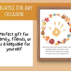 Footprint Art, Fall Art Print, Preschool Fall Printable, Preschool Fall ...