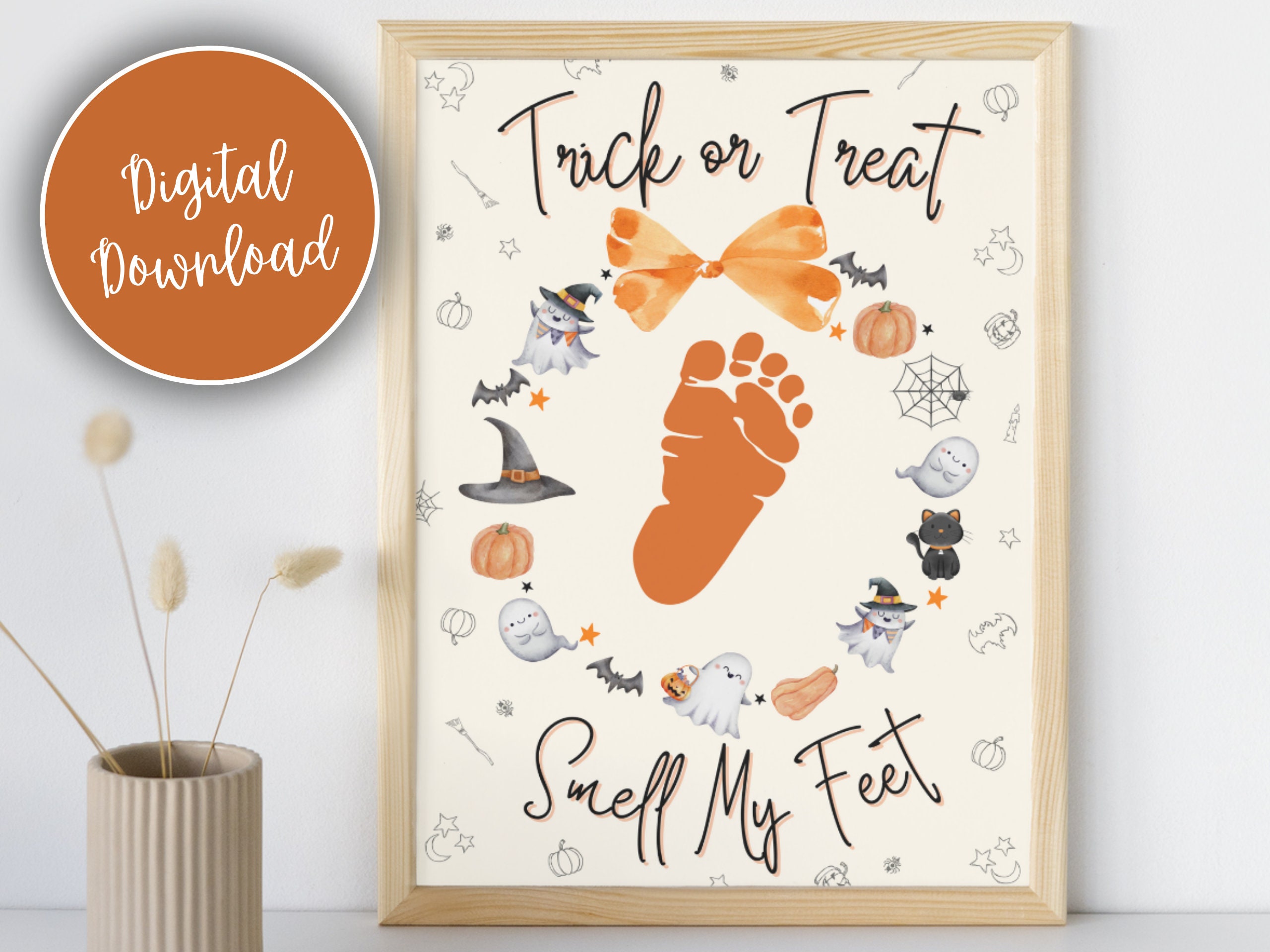 Trick or Treat, Smell My Feet Baby First Footprint, Baby First ...