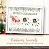 Festive Footprint Art: Christmas Keepsake Craft for Kids, Preschool ...