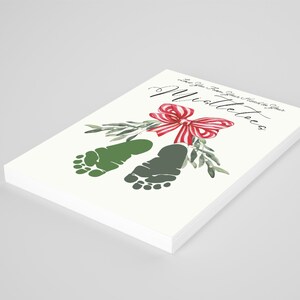 Festive Footprint Art: Christmas Keepsake Craft for Kids, Preschool ...