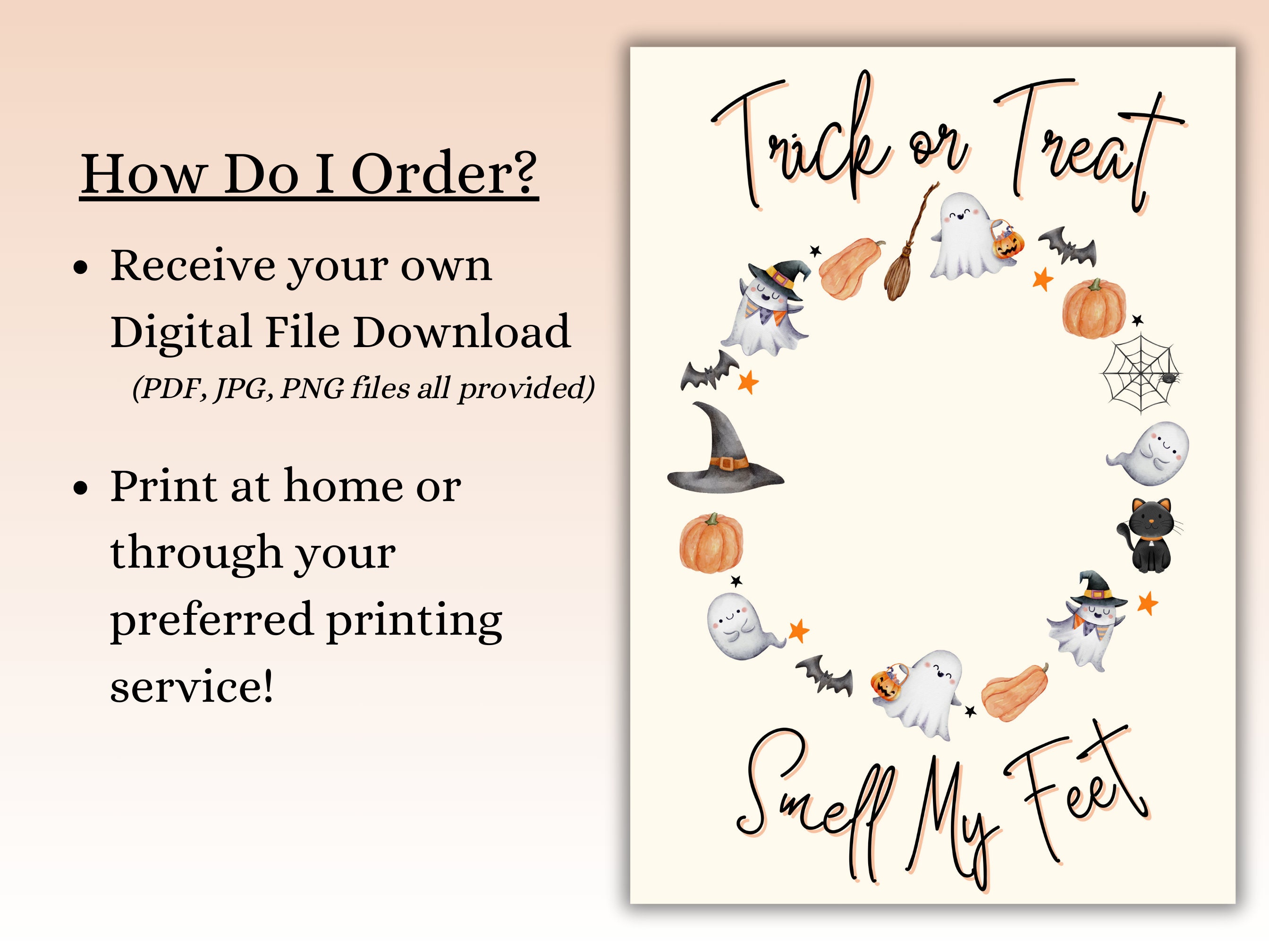 Trick or Treat, Smell My Feet Baby First Footprint, Baby First ...