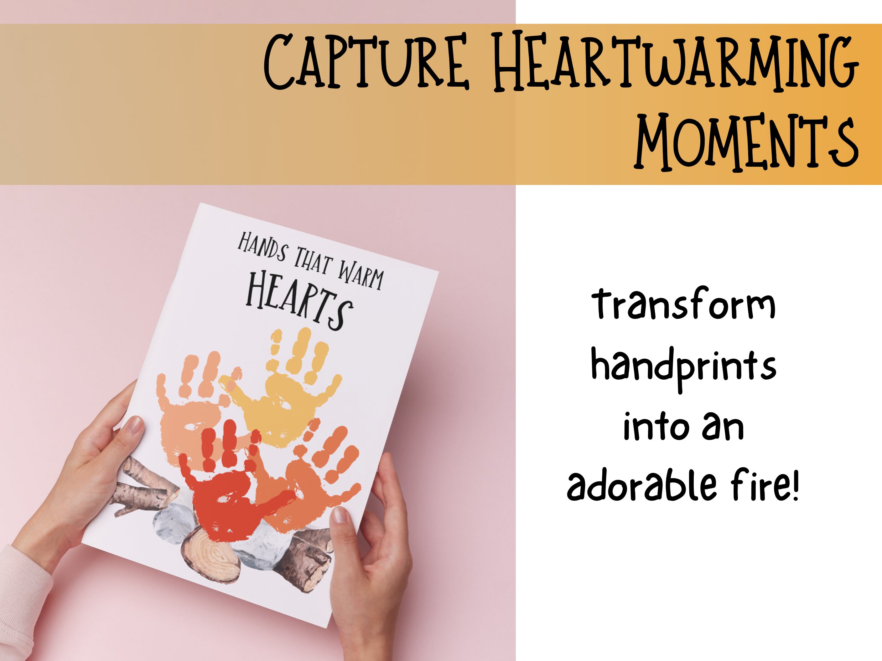 Handprint Keepsake Printable for Summer, Baby Craft, Preschool Art, DIY ...