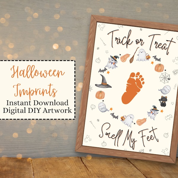 Baby Footprint Art - Etsy