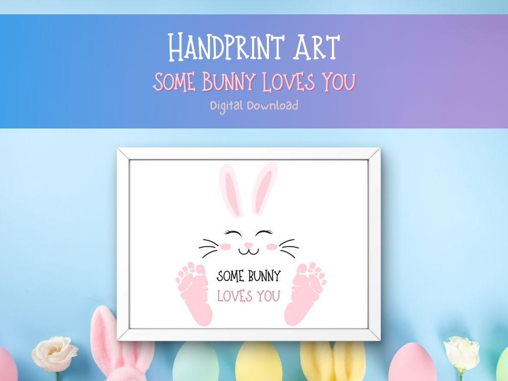 Easter Handprint Art: Keepsake Craft Printables for Preschool Kids, DIY ...