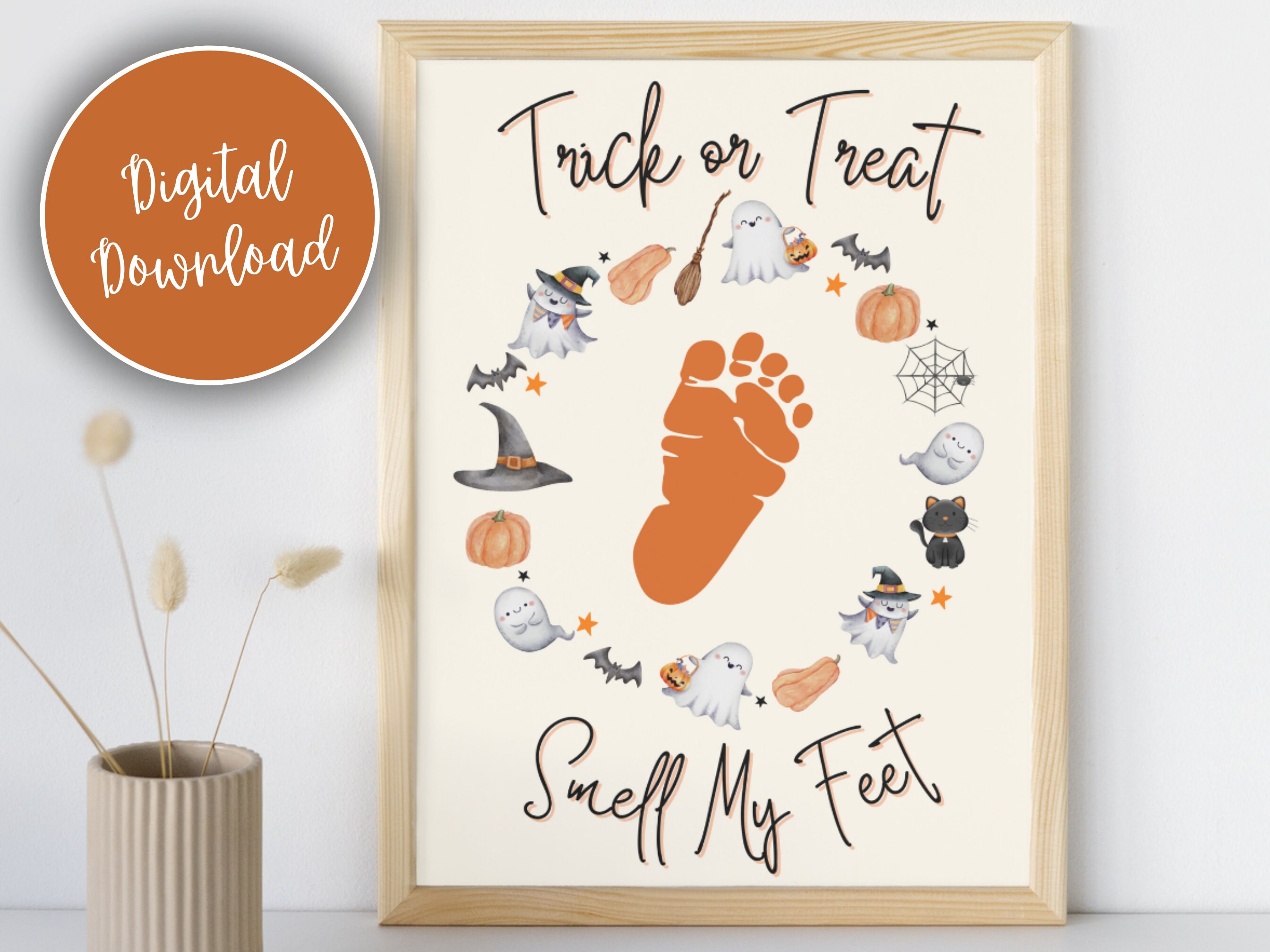 Trick or Treat, Smell My Feet Baby First Footprint, Baby First ...