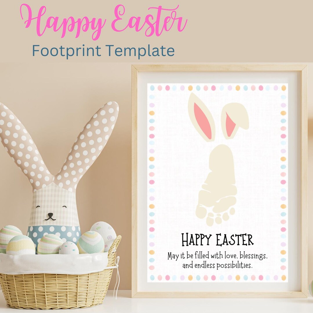 Easter Handprint Art: Keepsake Craft Printables for Preschool Kids, DIY ...