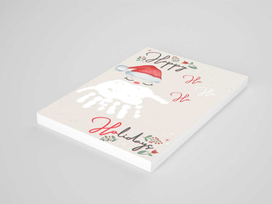 Christmas Handprint Art | Handprint Keepsake, Christmas Kids Craft ...