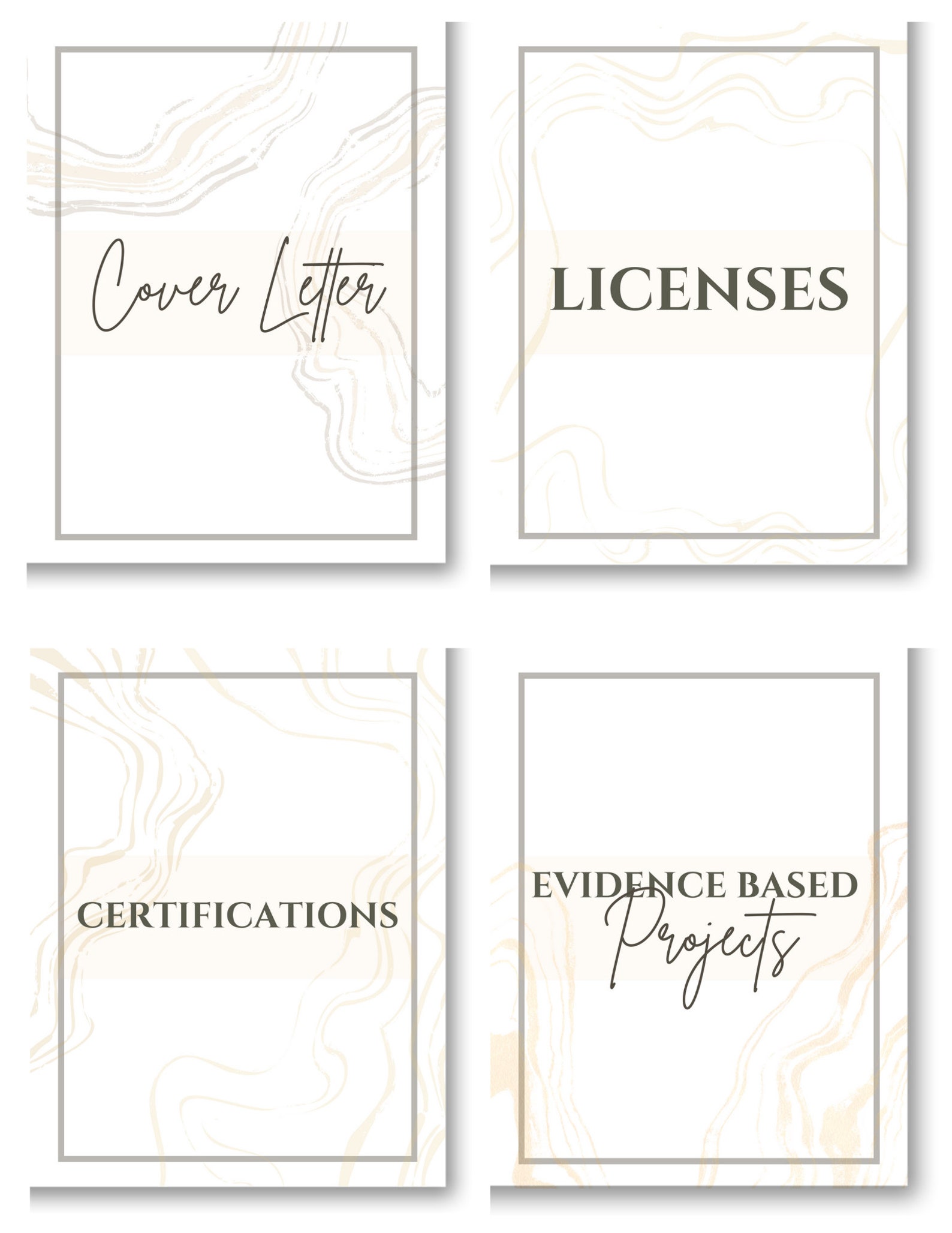 Customizable Nursing Portfolio With Resume Template, Nursing Portfolio ...