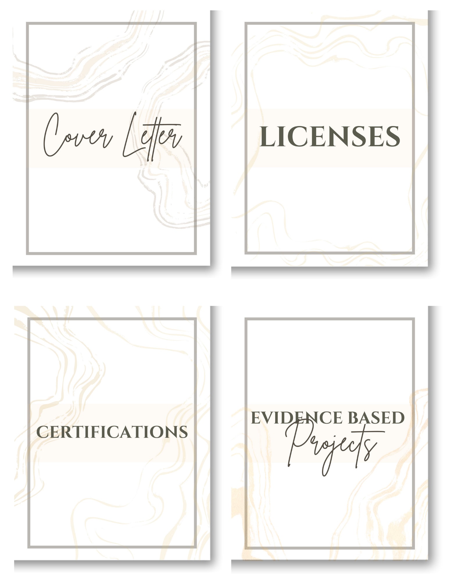 Customizable Nursing Portfolio With Resume Template, Nursing Portfolio ...