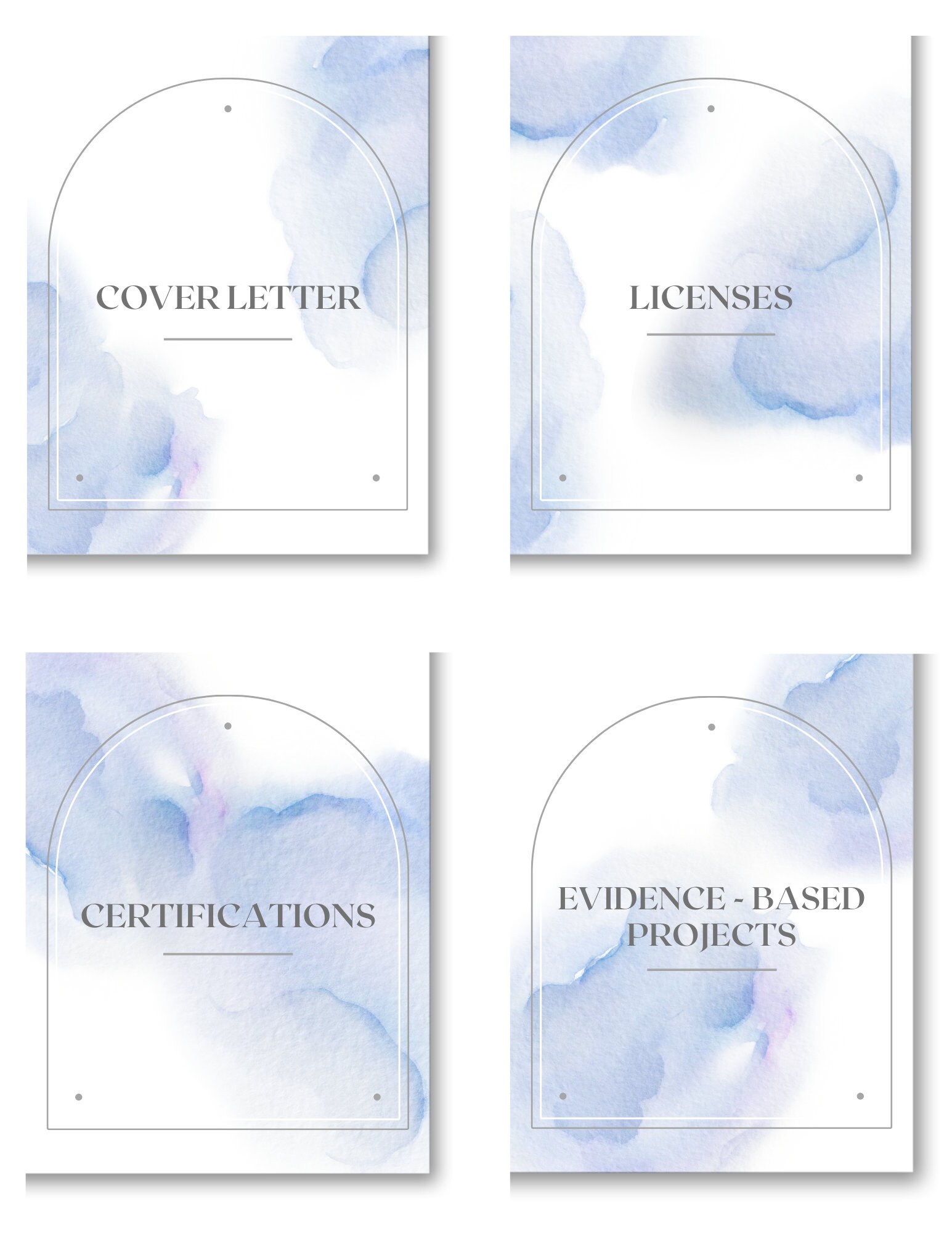 Customizable Nursing Portfolio With Resume Template, Nursing Portfolio ...