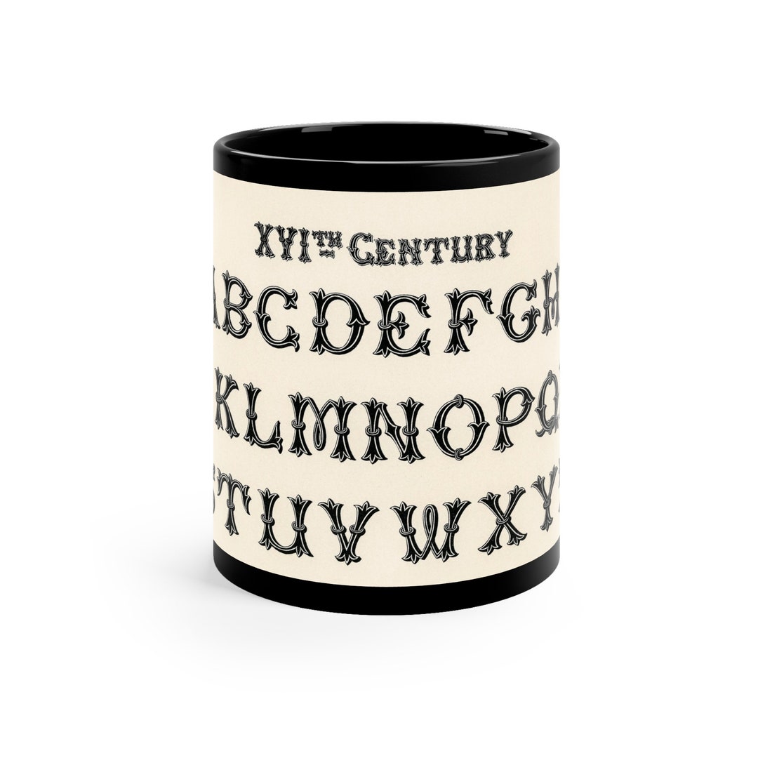 16th-century Calligraphy Fonts From Draughtsman's - Etsy