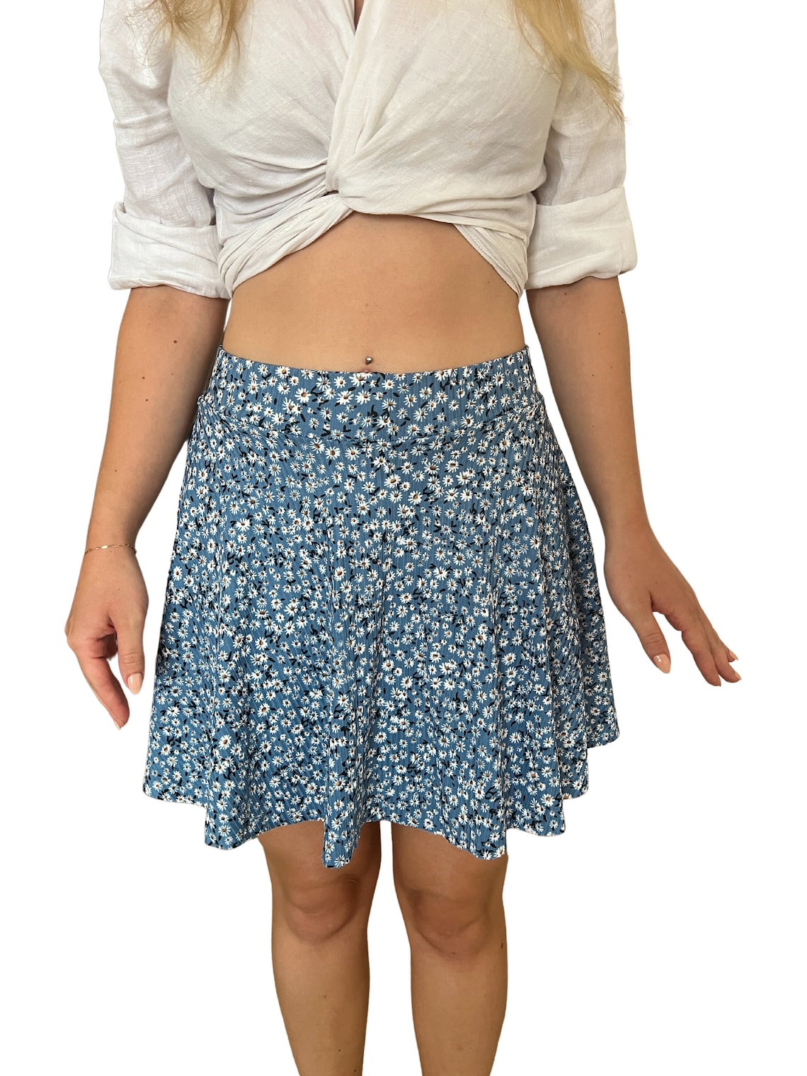 Easy Skirt Shorts Beginner Sewing Pattern, Teen Skater Short Skirt ...