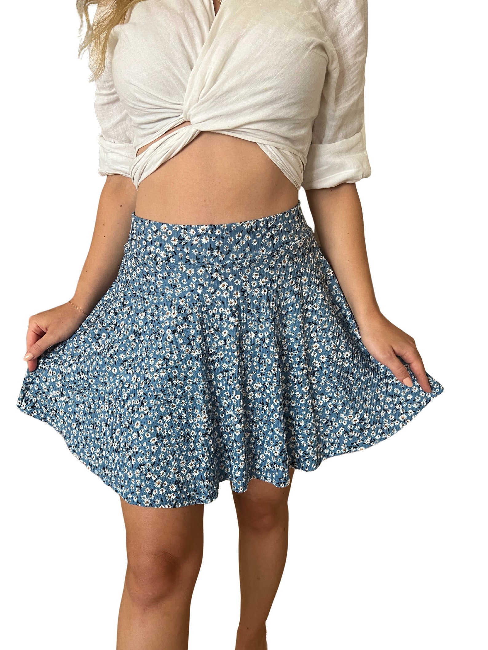 Easy Skirt Shorts Beginner Sewing Pattern, Teen Skater Short Skirt ...