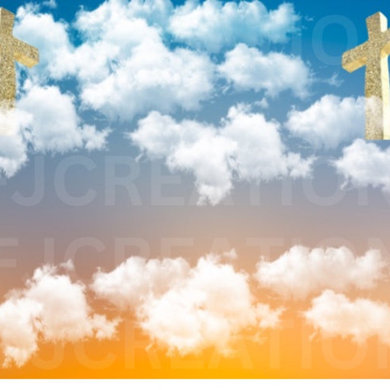 Blue Funeral Background - Etsy