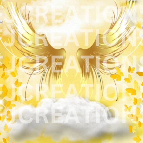 Yellow Memorial Background - Etsy