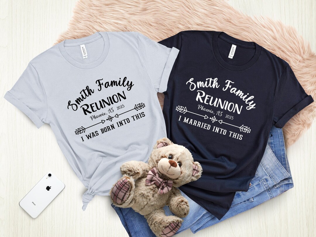 Personalized Family Reunion Shirt, Custom Family Shirts, Personalized ...