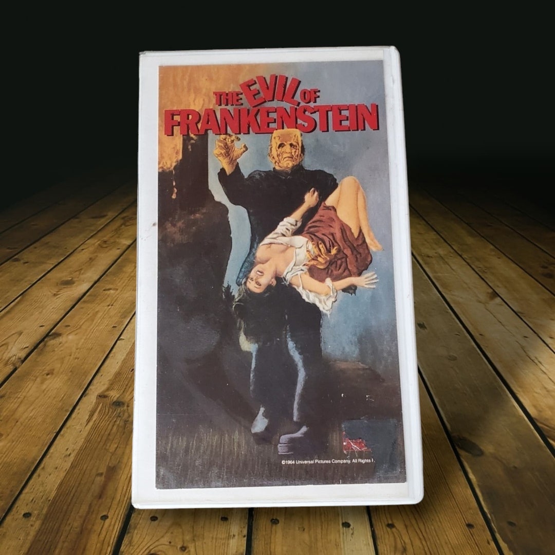 Hammer Horror the Evil of Frankenstein1964 VHS Tape, Peter Cushing - Etsy