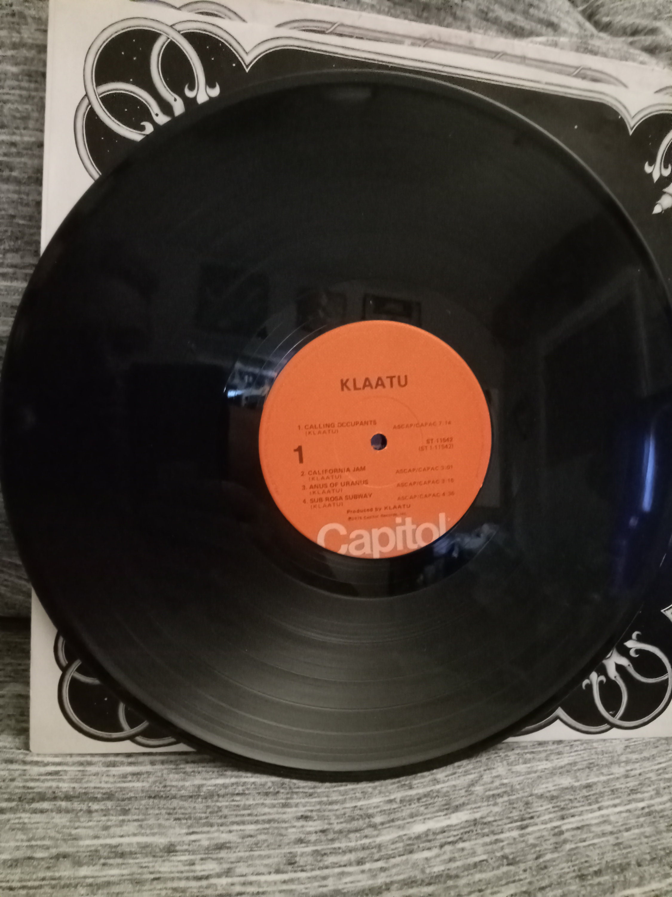 Klaatu 1976 Self Titled Album LP First Pressing Vinyl Record Space Rock ...