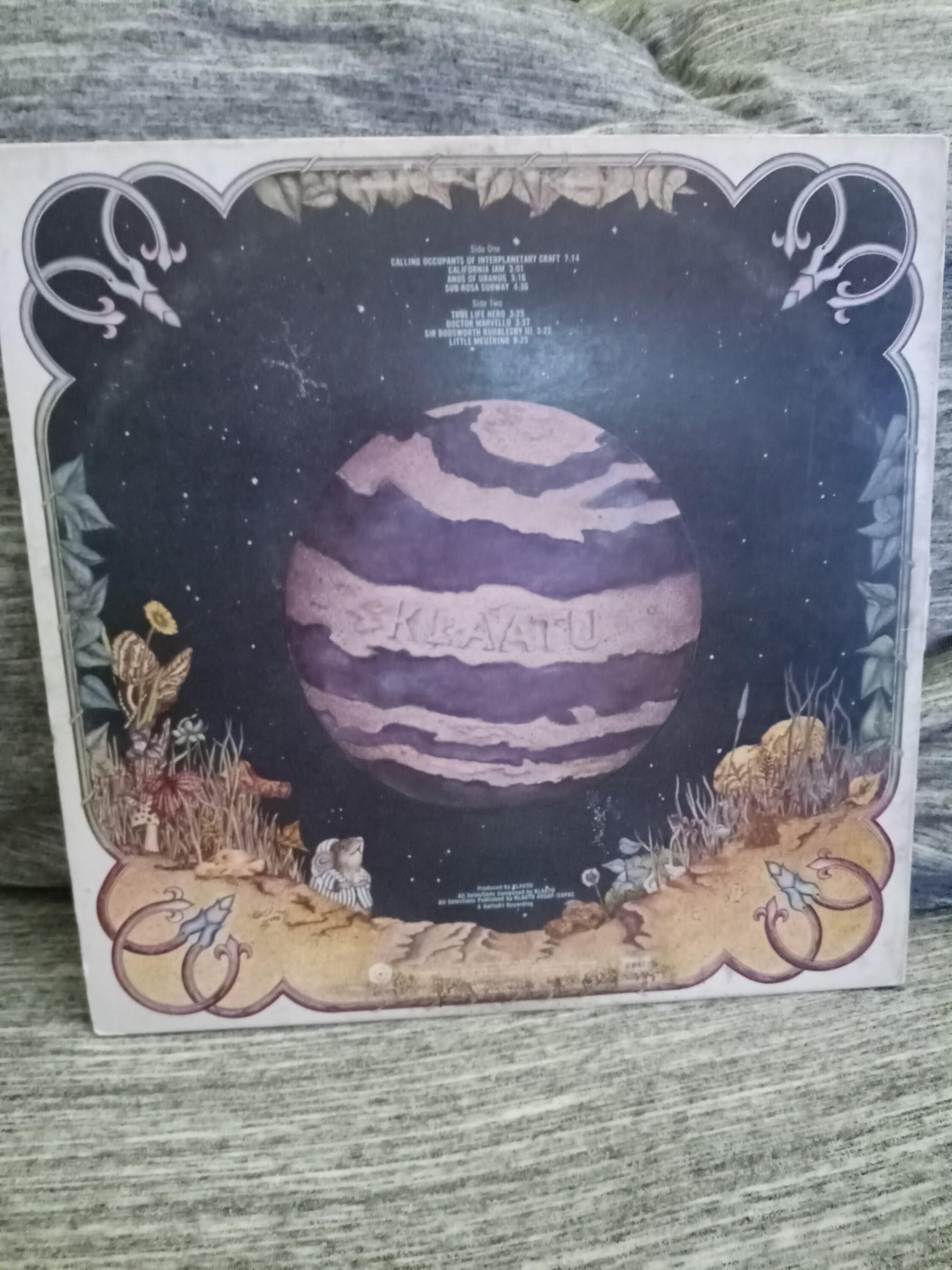 Klaatu 1976 Self Titled Album LP First Pressing Vinyl Record Space Rock ...