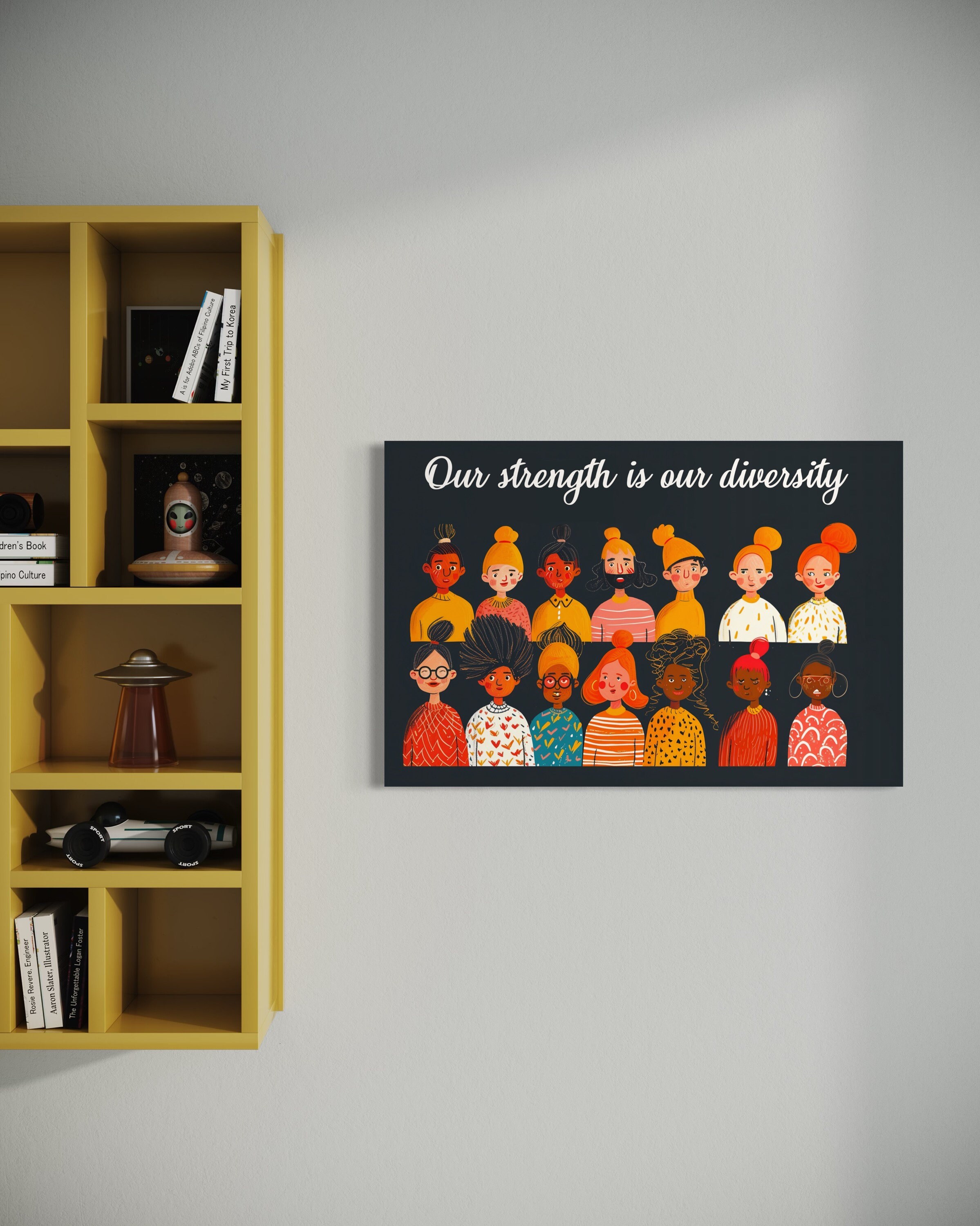 Our Strength is Our Diversity Printable Poster Class Decor - Etsy