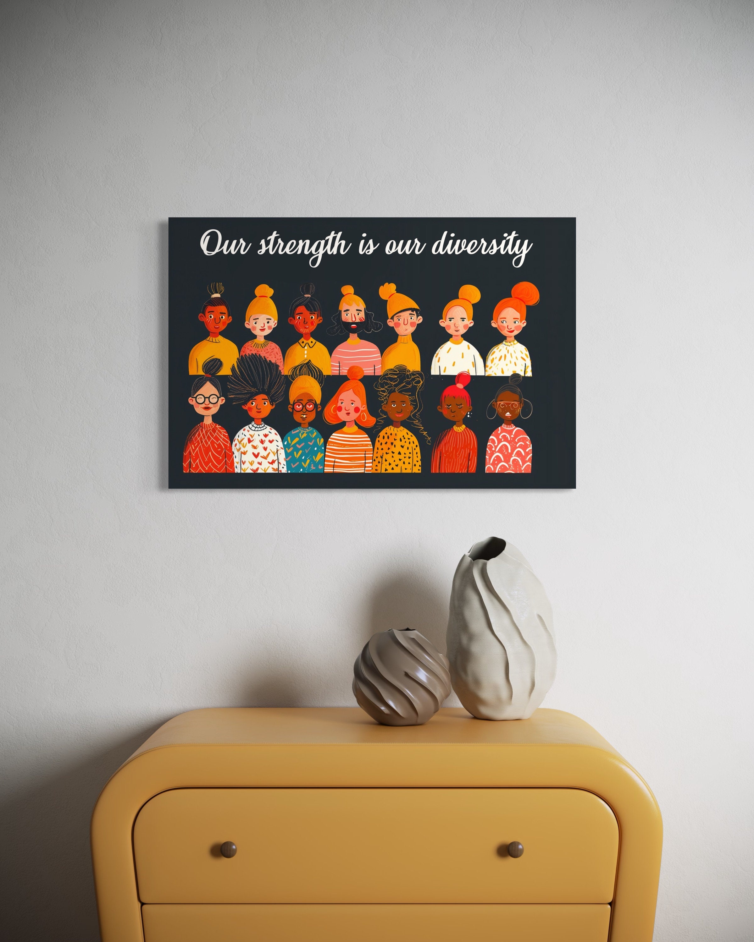 Our Strength is Our Diversity Printable Poster Class Decor - Etsy