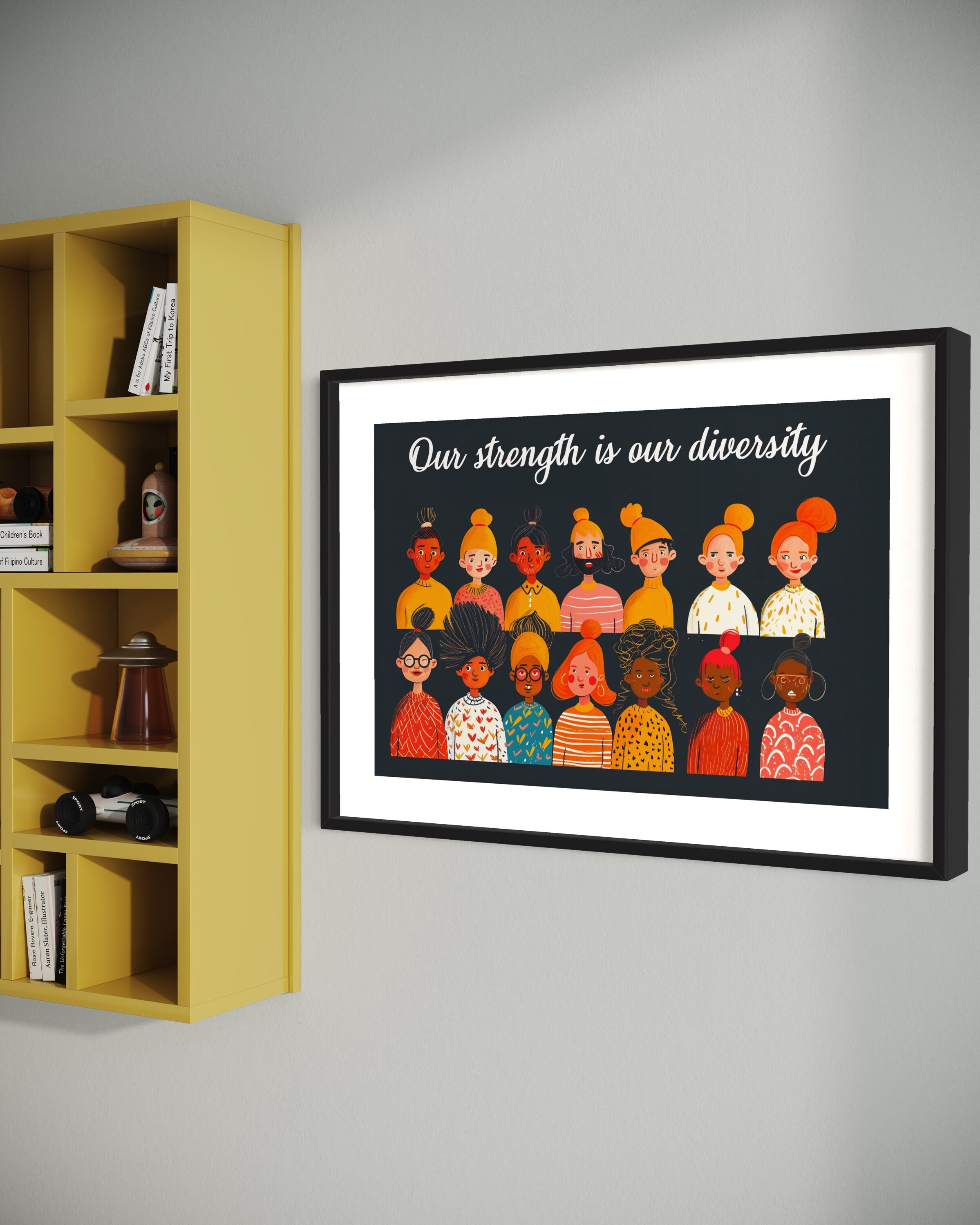 Our Strength is Our Diversity Printable Poster Class Decor - Etsy