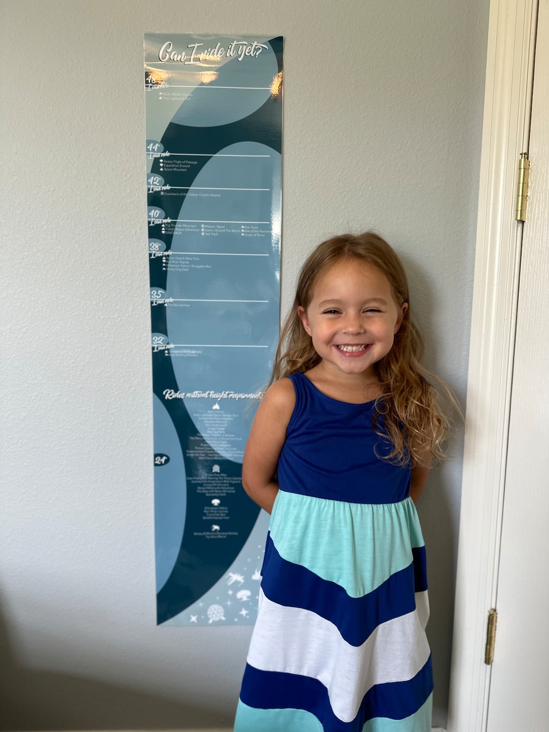 Disney Ride Height Chart - Etsy