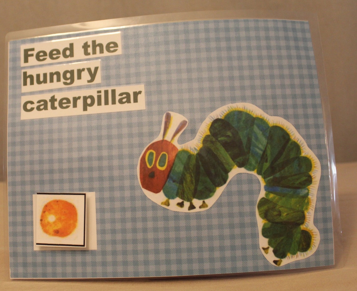 The Hungry Caterpillar Interactive Board - Etsy