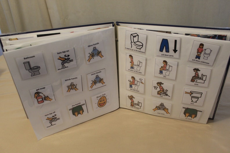 Lg. PECS Book- ABA Therapy - Etsy