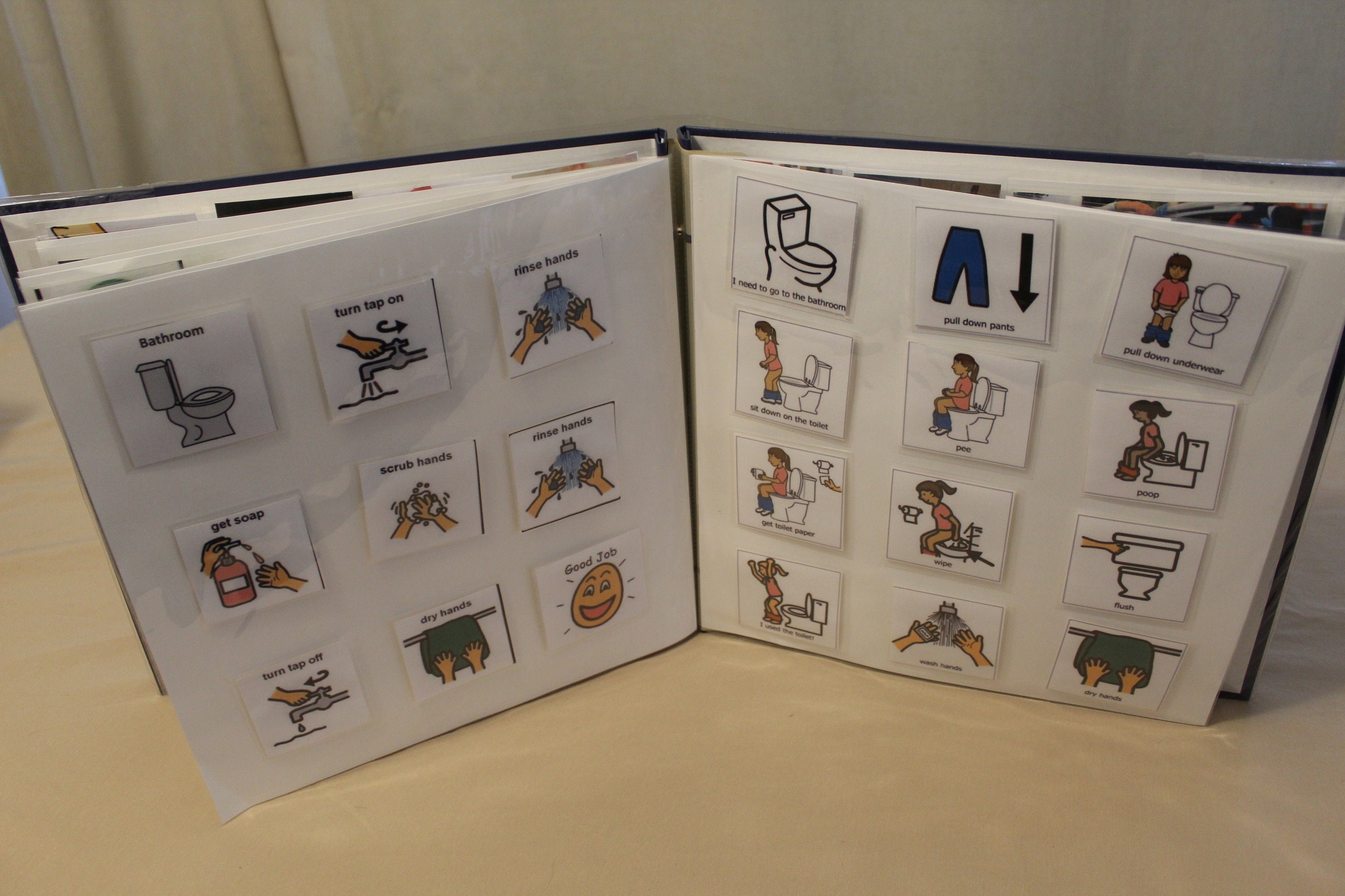 Lg. PECS Book- ABA Therapy - Etsy