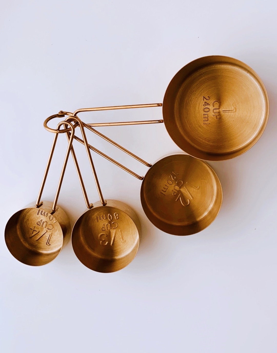 Gold Measuring Cups, Baking Gifts, Cooking Gift for Women, Gifts for ...