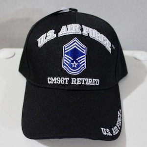 U.S. Air Force CMSGT Retired Baseball Hat. Officially Licensed U.S. Air ...