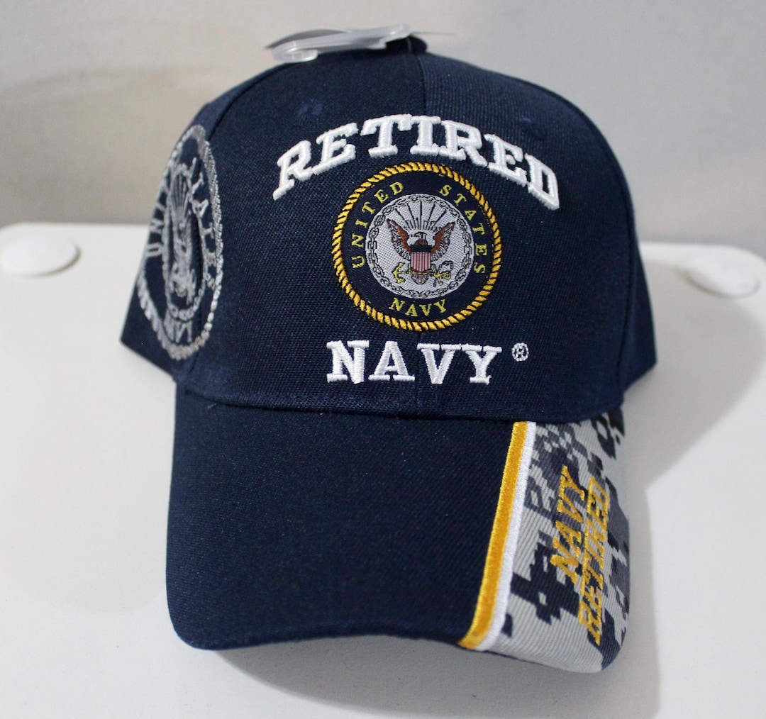 U.S. Navy Retired Baseball Hat. Officially Licensed U.S. Navy Retired ...