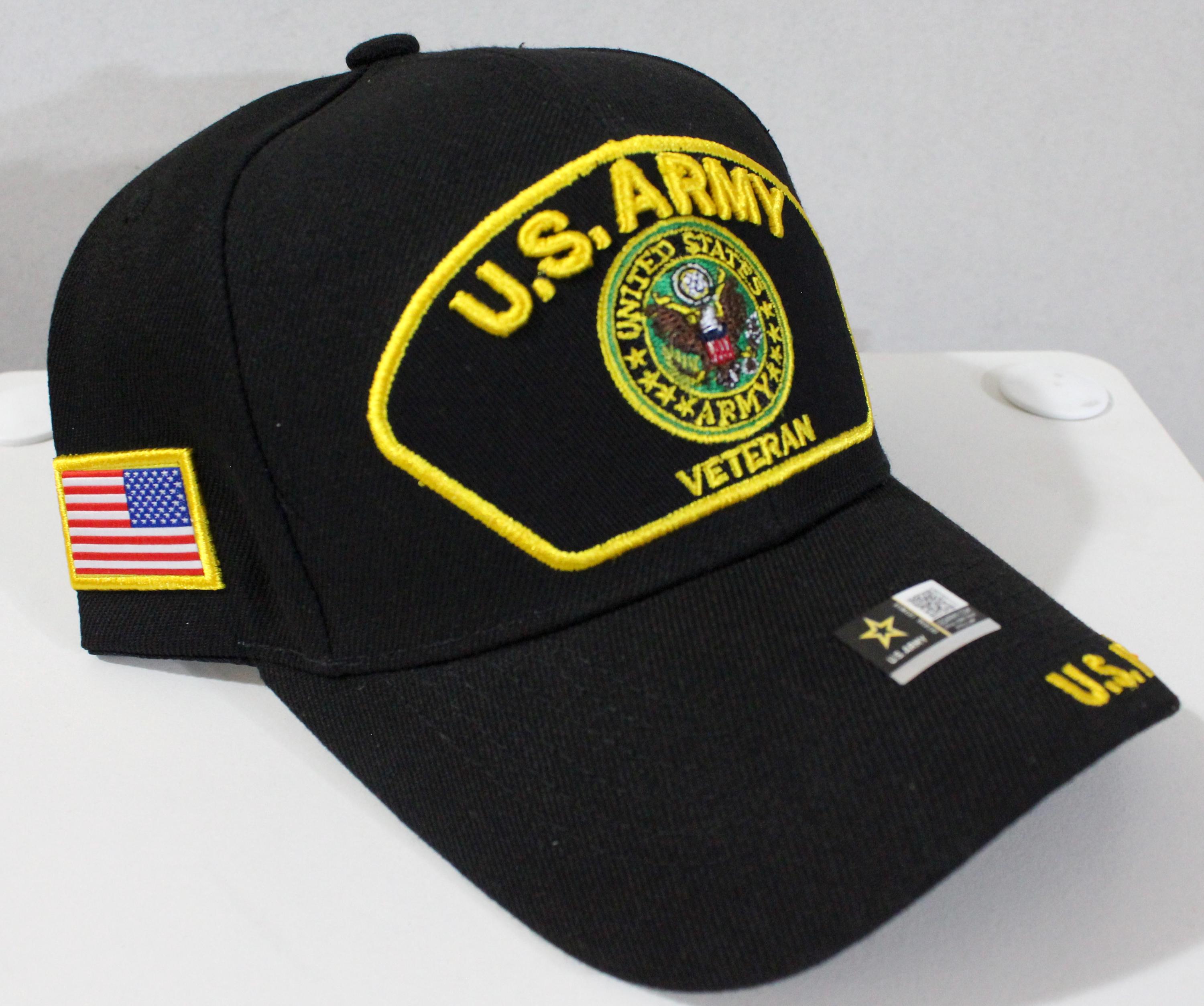 U.S. Army Veteran Baseball Hat. Officially Licensed U.S. Army Veteran ...