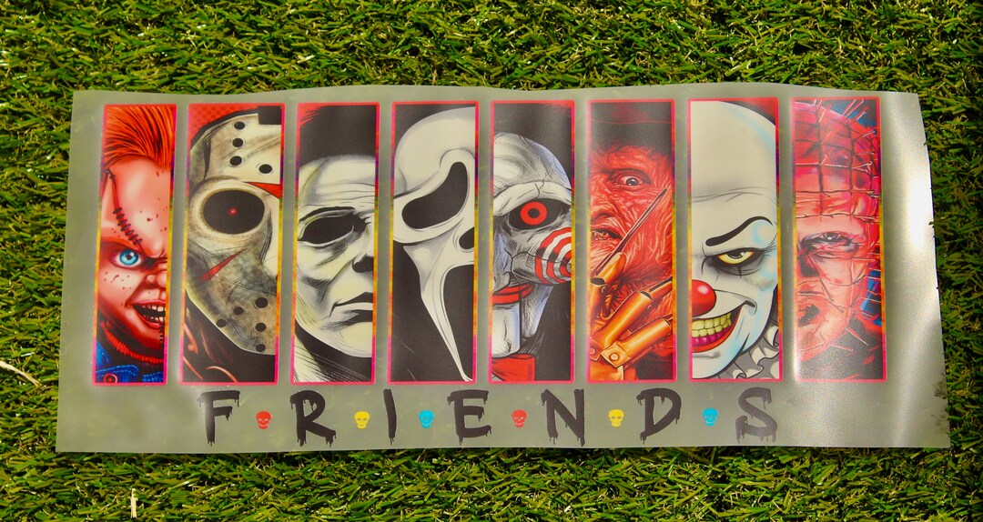 Friends Horror DTF Transfers. Adult Size. Horror Friends Transfers ...